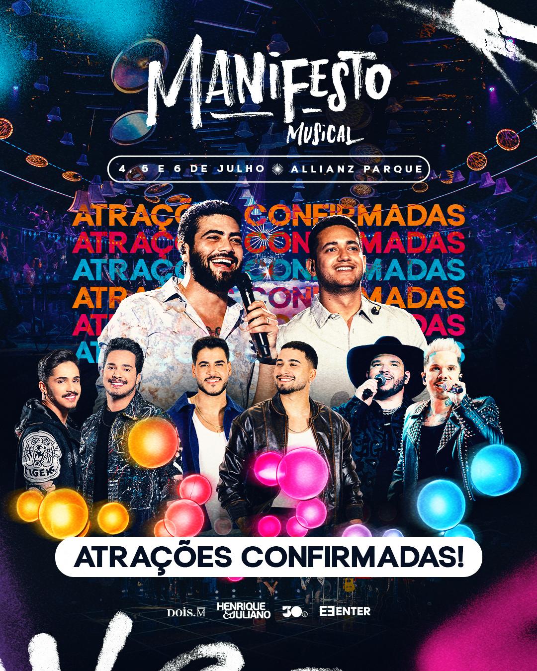 Henrique & Juliano anunciam "Manifesto Musical" com shows históricos no ...